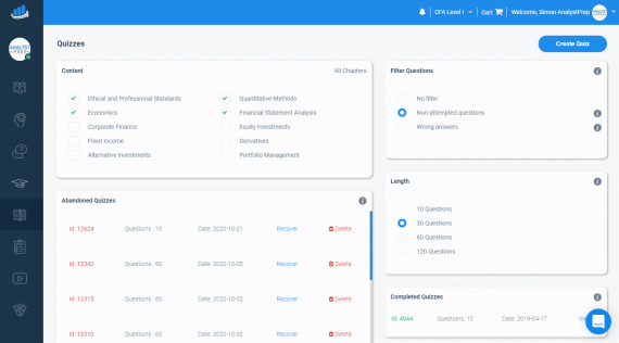 CFA® Level I Exam Study Plan offered by AnalystPrep - AnalystPrep