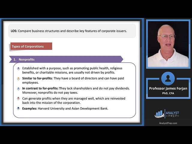 Public and Private Corporations - AnalystPrep | CFA® Exam Study Notes