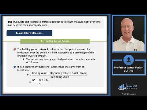 Measures of Return | CFA Level 1 - AnalystPrep
