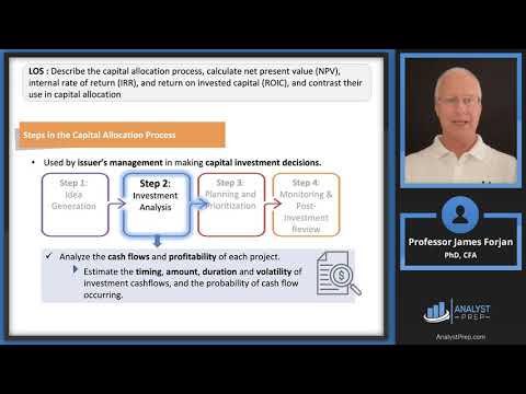 Capital Allocation Principles | CFA Level 1