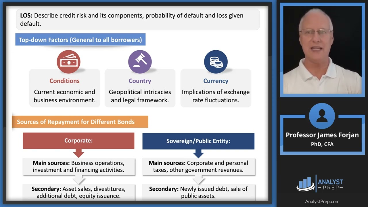 Understanding Credit Risk | CFA Level 1 - AnalystPrep