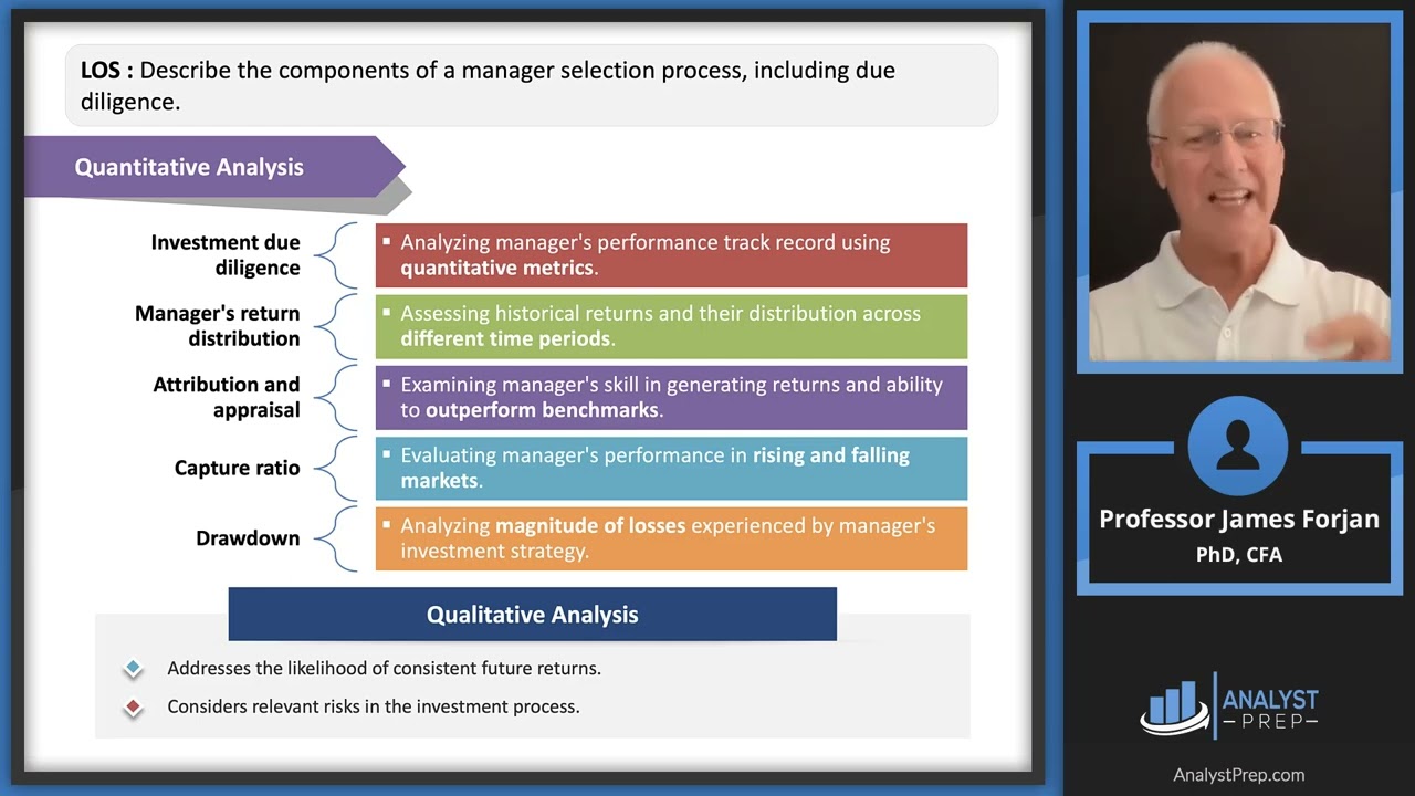 Components of a Manager Selection Process - CFA, FRM, and Actuarial ...