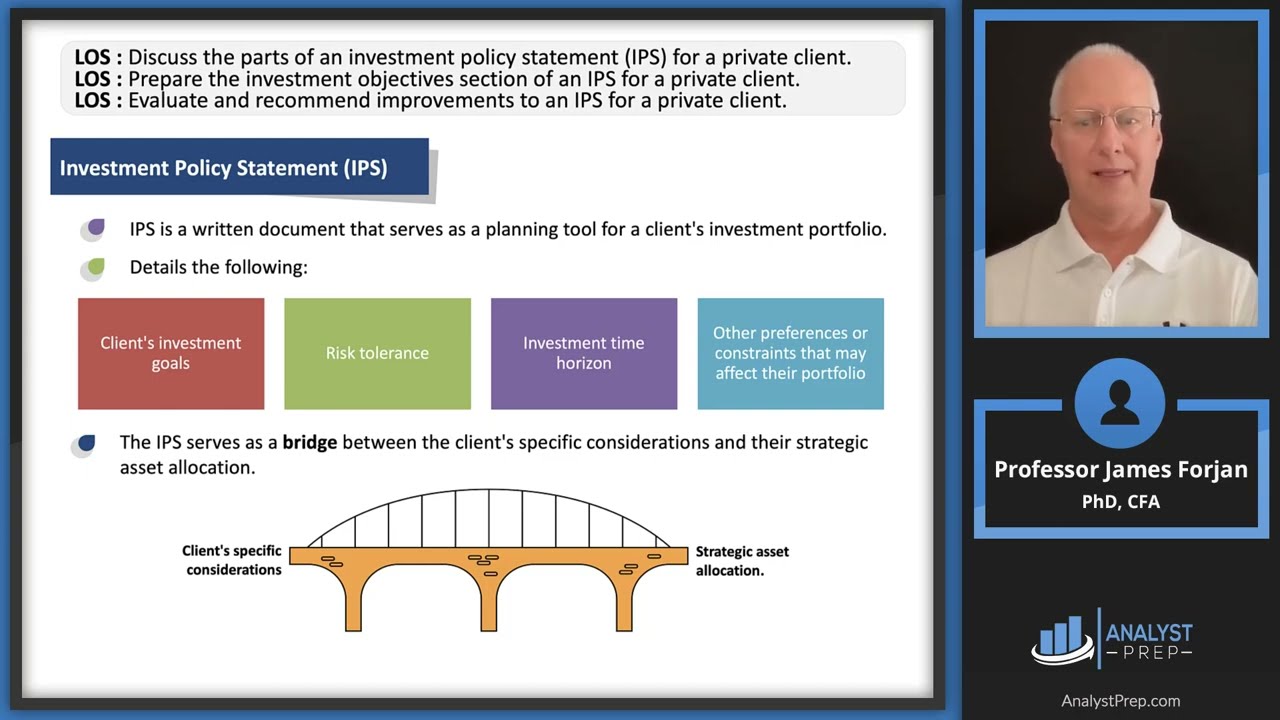 Investment Objectives Section of an IPS - CFA, FRM, and Actuarial Exams ...