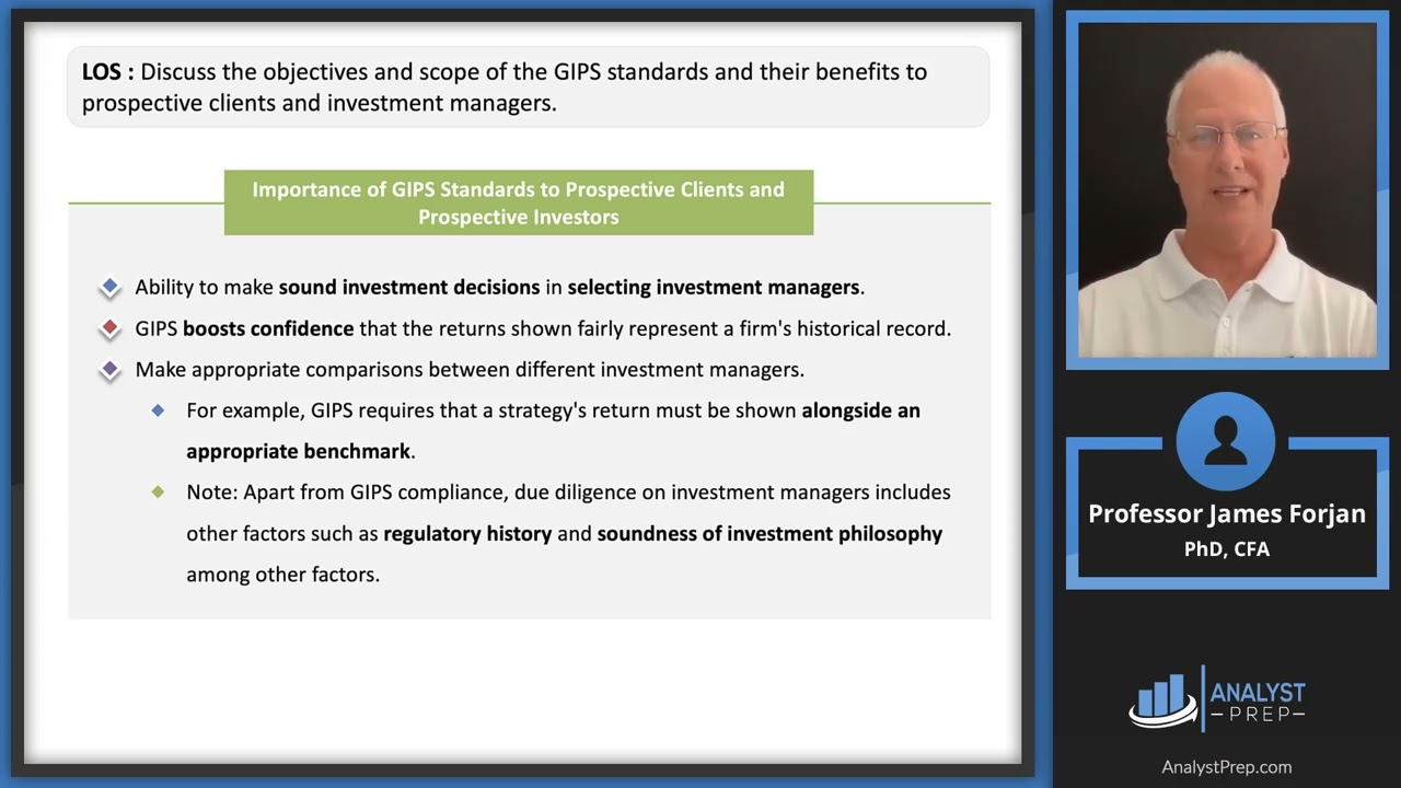 Objective and Scope of the GIPS Standards - CFA, FRM, and Actuarial ...