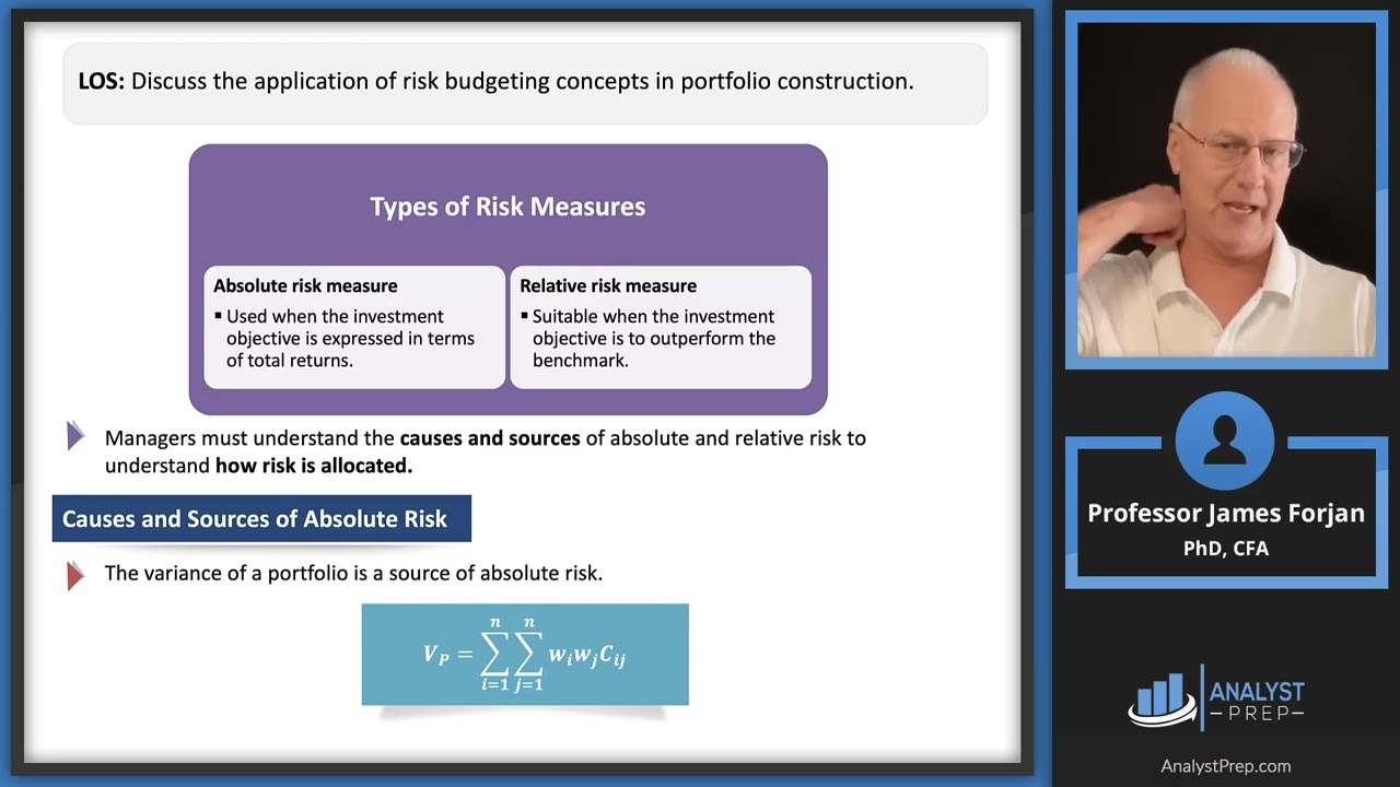 Absolute and Relative Risk - CFA, FRM, and Actuarial Exams Study Notes