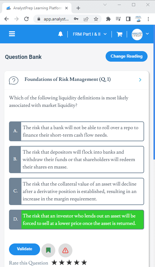 FRM Part I Complete Course - AnalystPrep